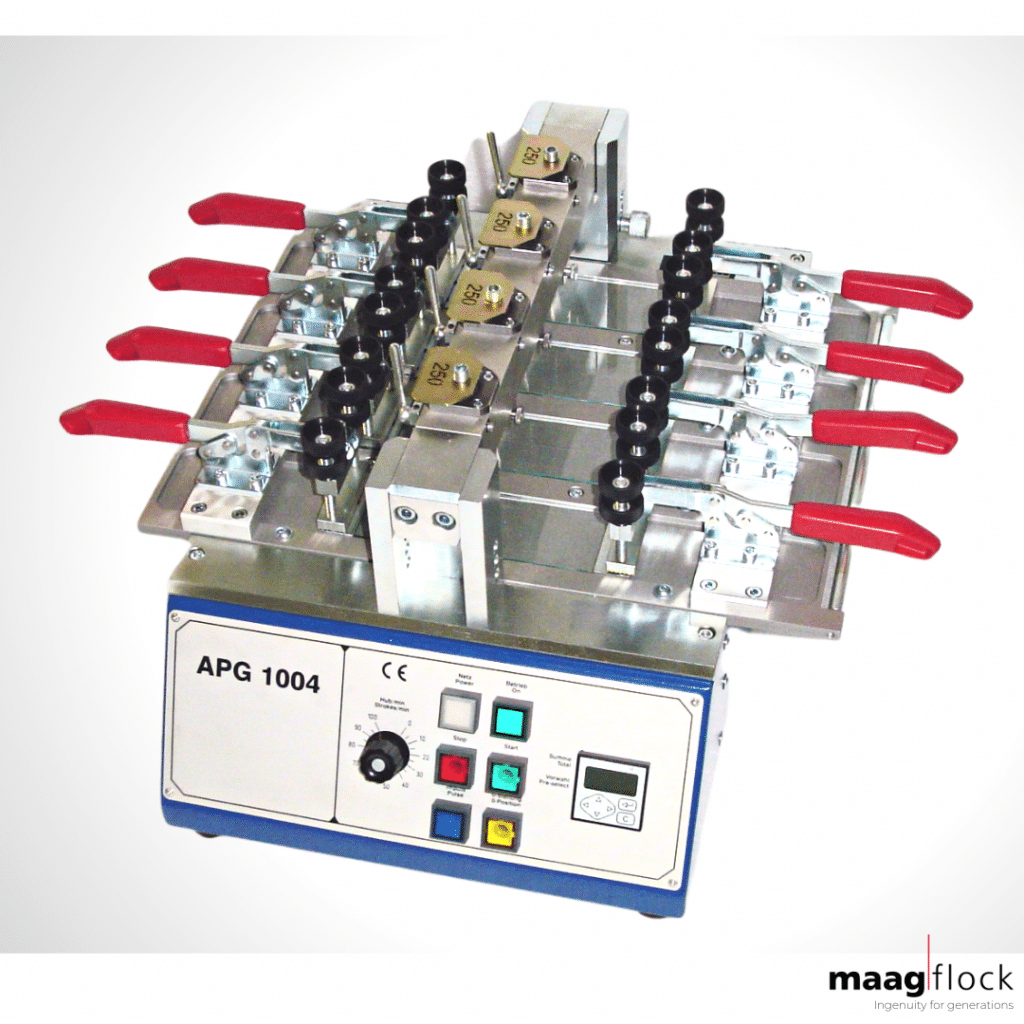Abrasion tester APG 1004 | Maag Flock GmbH