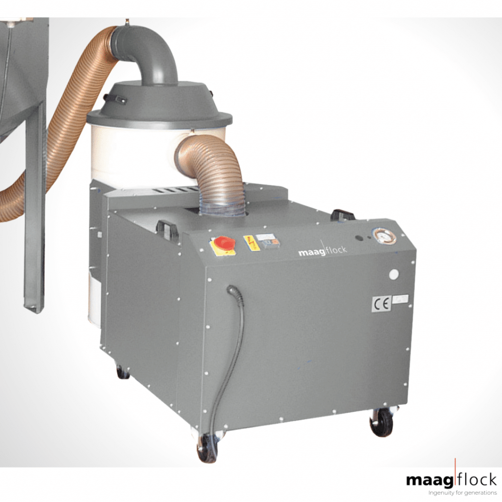 Adhesive spray booth | Maag Flock GmbH