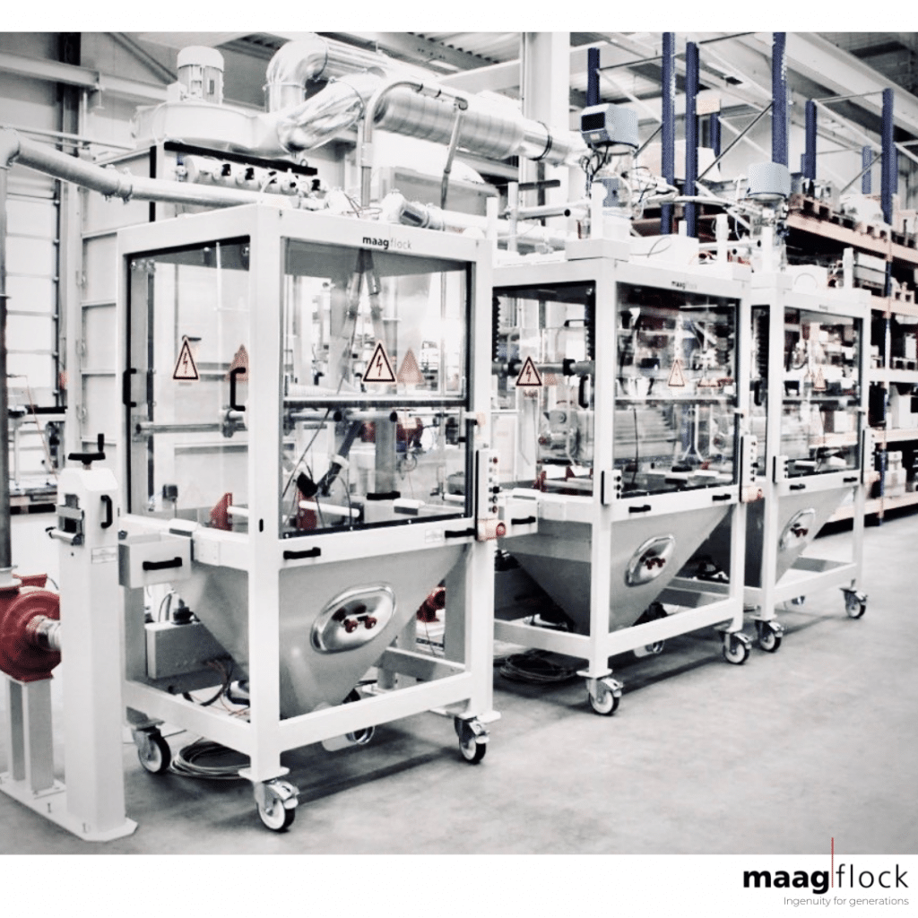 Profile flocking machine Maag PF Standard 3 | Maag Flock GmbH