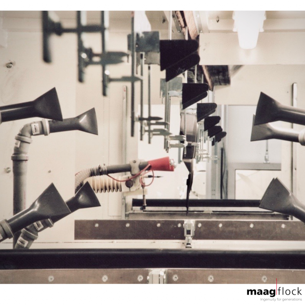 Moulding flocking plant | Maag Flock GmbH