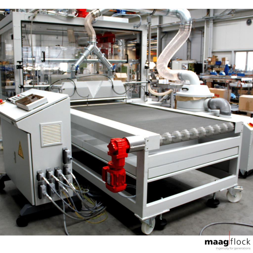 Roll-to-roll flocking machine | Maag Flock GmbH